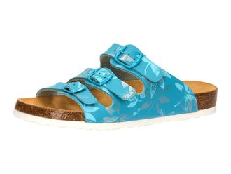 Lico Damen Bioline Leave Hausschuhe, T&uuml;rkis Silber, 39 EU