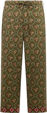 Pierre-Louis Mascia Femme, Pantalons, Vert, Taille: 38 FR Wide Pantalons
