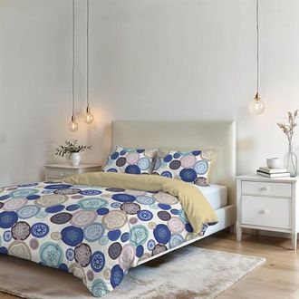Italian Bed Linen Fantasy Bettbezug, Mikrofaser, Doppelte, Murrine