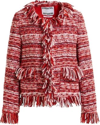 Essentiel Iskra Jacket - - Jackets - Damen - Rot - L