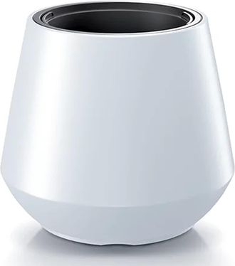 Prosperplast HEOS 32L Topf, mit Reservoir, Abmessungen (mm) 395x395x350, Farbe Weiß