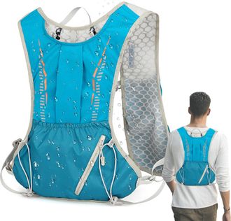 Generic Hydrationsrucksack | Sportrucksack mit reflektierendem Gurt | Wanderrucksack Mit Wasserreservoir Und Reflektierenden Riemen F&uuml;r Nachtaktivit&auml;ten