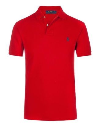 Ralph Lauren Poloshirt Custom Slim Fit in Mesh-Qualit&auml;t in