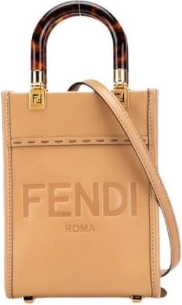 Fendi Pre-owned Mini Sunshine Shopper - Femme - Pre-owned - Beige - Taille: ONE Size