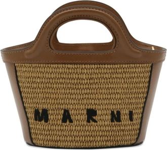 Marni Femme, Sacs, Brun, Taille: ONE Size Tropicalia Micro Bag