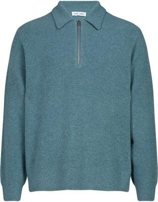 Sams&oslash;e & Sams&oslash;e Pull &agrave; col zipp&eacute; en laine