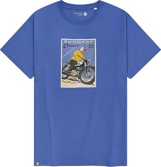 Bavarian Caps Herren Z&uuml;ndapp Elastic T-Shirt, blau, M