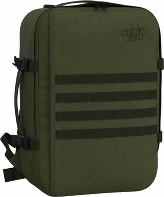 Cabinzero MILITARY 44L ULTRA LIGHT CABIN BAG WITH LUGGAGE TRACKERS. MILITARY GREEN