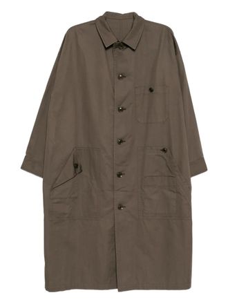 Yohji Yamamoto Klassischer Mantel - Gr&uuml;n
