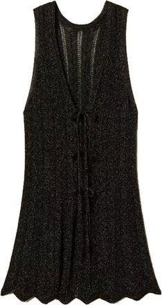 Twinset Femme, Pulls, Noir, Taille: 38 FR Chevron Gilet