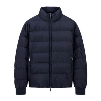 A|X Armani Exchange Homme, Vestes, Bleu, Taille: XL Veste matelass&eacute;e logo allover