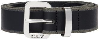 Replay Herren G&uuml;rtel Vintage-Optik, Black 0098 (Schwarz), 105 cm