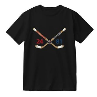 Generic HeatRivalry Hollander Rozanov Hockey T-shirt en coton pour homme et femme &agrave; manches courtes col rond d&eacute;contract&eacute; tendance, Noir, 3XL