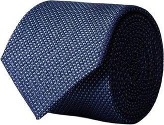 Calvin Klein Cravate jacquard en soie en lin