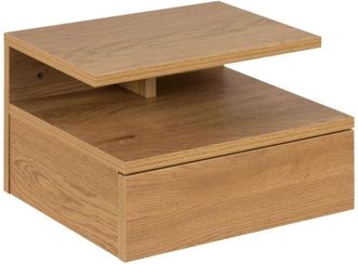Hellin Hellin - Chevet suspendu en bois 1 tiroir 1 niche - aslan