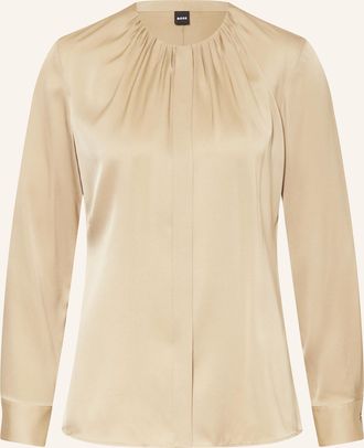 HUGO BOSS Seidenbluse Banorah beige