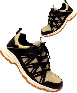 Generic Trekking Schuhe Unisex - wasserdichte Wanderschuhe f&uuml;r Herren Damen Jugendliche, Leichte Outdoor Bergschuhe f&uuml;r Hiking und Trail, 36-41EU (Beige, EU S