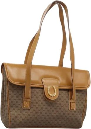 Gucci Pre-owned Cuir sacs-gucci - Femme - Pre-owned - Beige - Taille: ONE Size