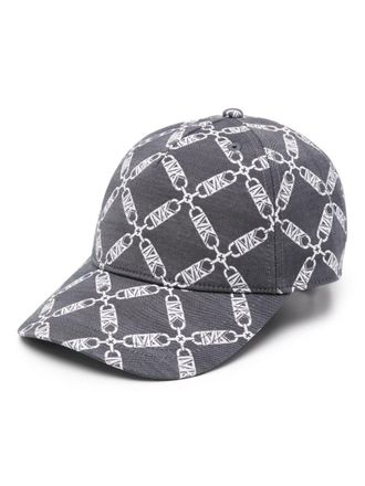 Michael Kors casquette &agrave; logo en jacquard - Noir