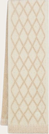Ferragamo Damen Schal Alpaka-Mischwolle Beige