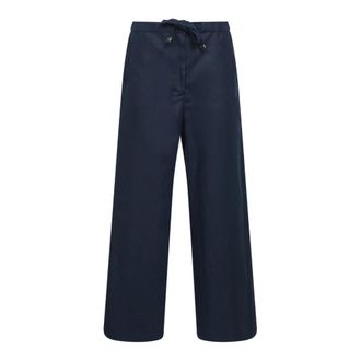 Max Mara Amedea Wide Hosen - - Trousers - Damen - Blau - S