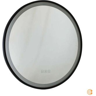Paulmann [NEUWERTIG] B-Ware Paulmann Wandspiegel Spiegel Mirra Led Dimmbar Touch Schwarz Metall Acryl 59cm