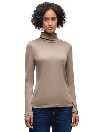 Street One Damen Basic Rollkragenshirt