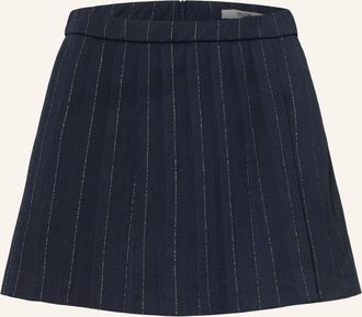 Maje Skort Mit Glitzergarn blau