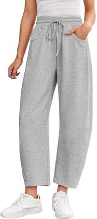 Generic Pantalon Tr&egrave;s Large Femme Fluide Cale&ccedil;on Classique Orange Satin Jaune Noire Asym&eacute;trique Ethnique Motif Polyester Ivoire Ajour&eacute; Chevilles Essentials Gr