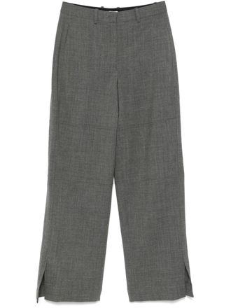 Jil Sander pantalon de costume en laine vierge - Gris