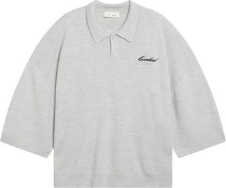 Fear of God Homme, Tops, Gris, Taille: L Polo Maille Signature 90s Manches 3/4