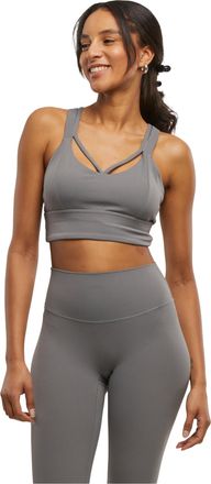 Urban Classics Damen Sport BH Ladies Sports Bra Crossed, Sport Top mit herausnehmbaren Pads und &uuml;berkreuzten Tr&auml;gern, Gr&ouml;&szlig;en XS - XL