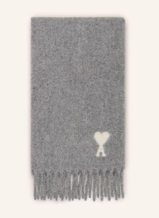 Ami Ami Paris Alpaka-Schal grau