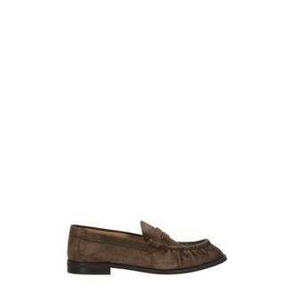 Julie Dee Mocassins en daim &agrave; enfiler - Femme - Chaussures - Brun - Taille: 38 EU