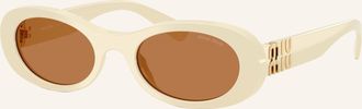 Miu Miu Sonnenbrille Mu 06zs beige