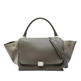 Celine Sac &agrave; main Trapeze Pre-owned - Femme - Pre-owned - Gris - Taille: ONE Size