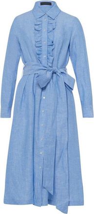 Reitmayer Trachtenkleid Leinenkleid mit Rüschenkante