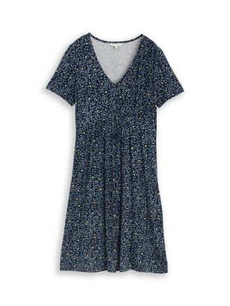 Tom Tailor Sommerkleid Kleider & Jumpsuits Jerseykleid mit V-Ausschnitt