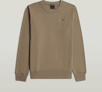 G-Star Logo Sweatshirt - Braun - Herren