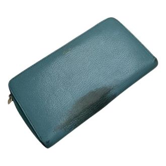 Celine Pre-owned Leder Geldb&ouml;rse - - Pre-owned - Damen - Blau - ONE SIZE