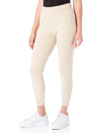 Champion Legacy American Classics Pocket Logo High Waist Rib Cuff Trainingshose, Braun, Taupe, M Damen