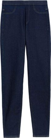 Marks and Spencer Pull-On-Jeggings Mit Hohem Bund Damen Dunkles Indigo-Mix UK 12 (EU 40)