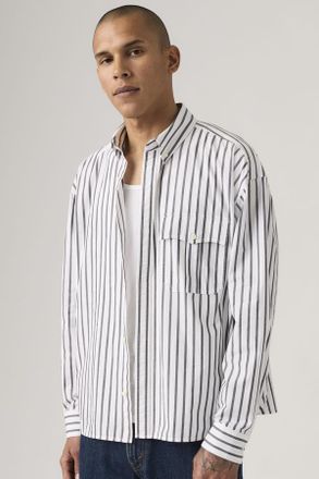 Levi's Chemise Crop Zandt - Homme - Neutral / Riku Stripe Dark Phantom - XL
