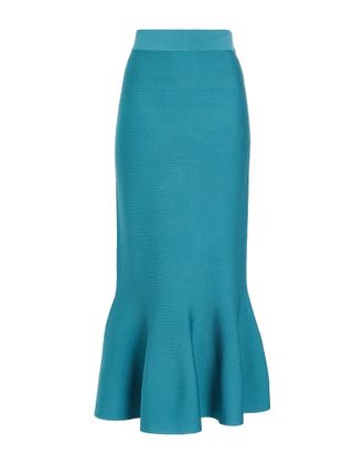 8 by YOOX KNIT MERMAID HEM LONG SKIRT