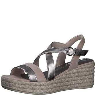 Marco Tozzi Sandale cale by Guido Maria Kretschmer 2-28375-42 Femme, Rose Met Comb, 37 EU