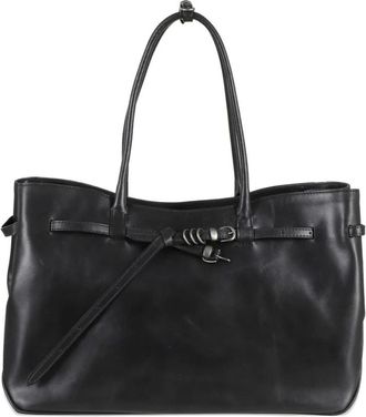 Marge Sherwood Femme, Sacs, Noir, Taille: ONE Size Grandma Leather Tote Bag