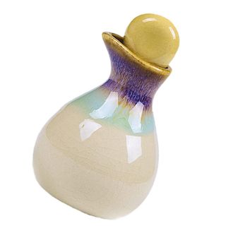 FOMIYES Topf Für Ätherische Öle Aus Keramik Für Schönheitssalonbedarf Ölspender Weiße Schüssel Zufällige Engpassfarbe