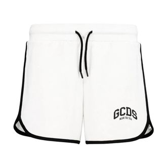 GCDS Training Shorts - - Sport - Damen - Wei&szlig; - S