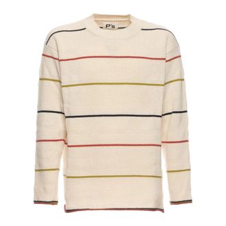 President's Rundhals-Strickware - - Knitwear - Herren - Beige - XL