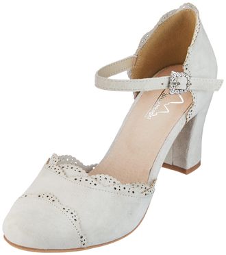 Hirschkogel Damen 3007836 Pumps, Creme, 42 EU